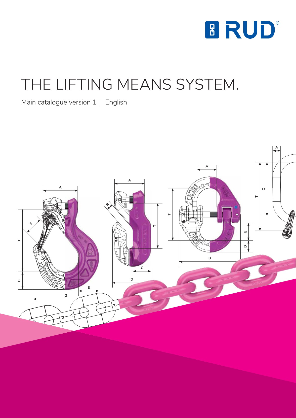 THE LIFTING MEANS SYSTEM. Main catalogue version 1 | English